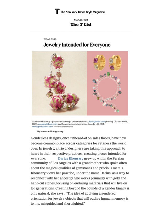 T MAGAZINE - NOVEMBER 2022 – DARIUS