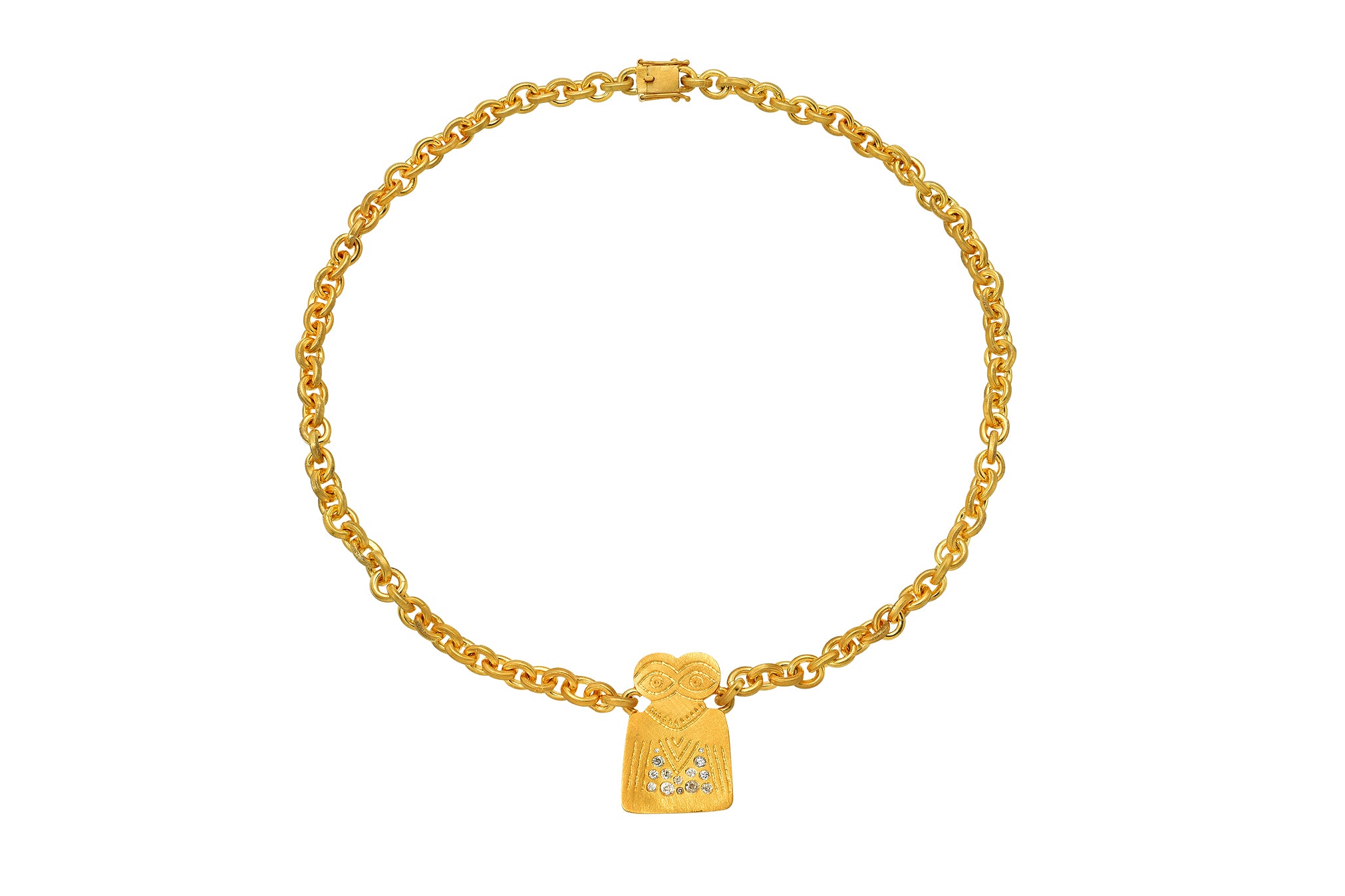 EYE IDOL LADY OVERSIZED SIGNATURE CHAIN – DARIUS