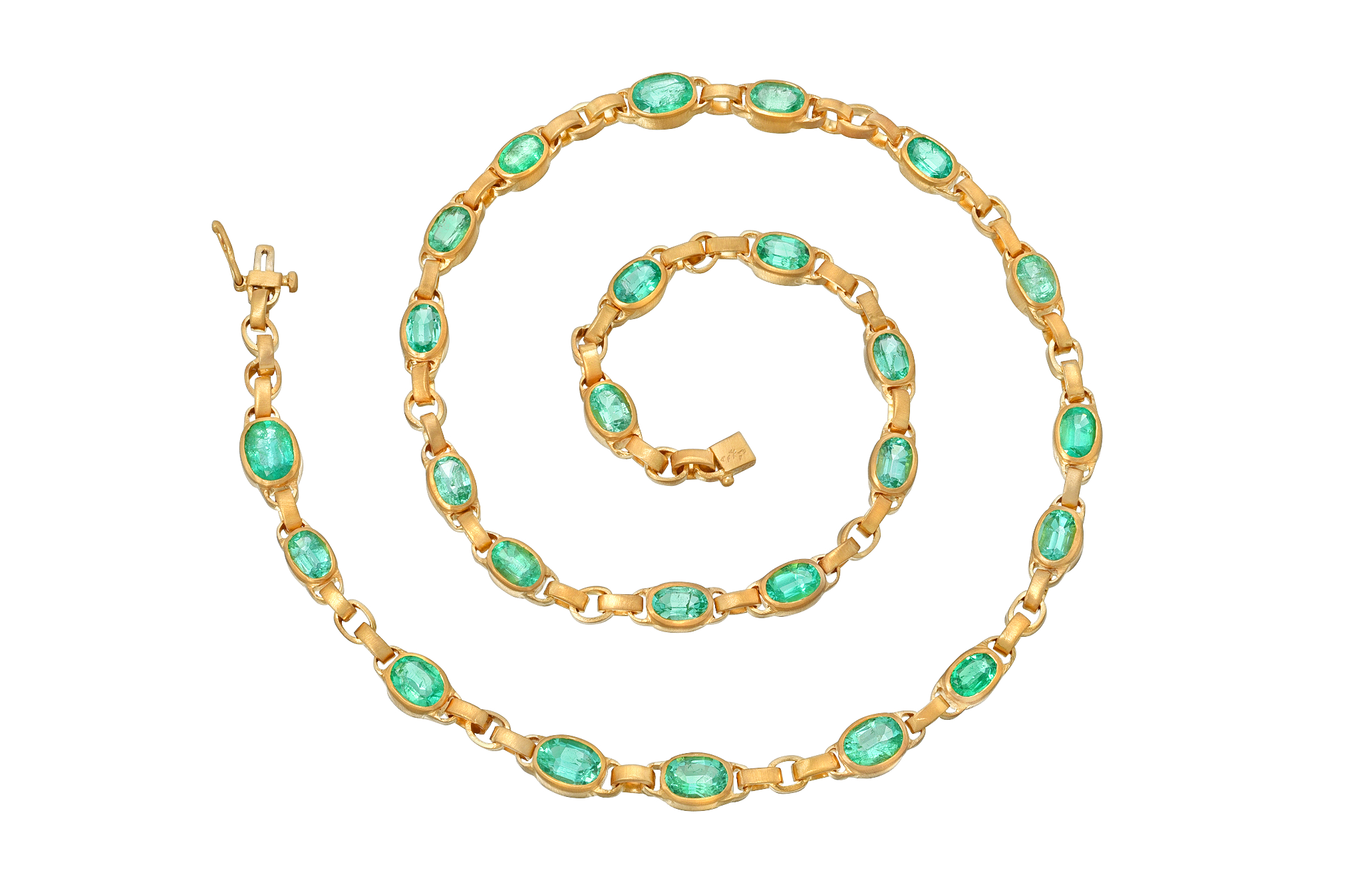 MUZO MINT OVAL EMERALD SIGNATURE CHAIN – DARIUS